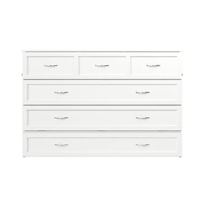 AFI, Northfield Murphy Bed Chest, Queen, White
