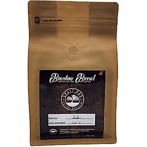 Organic Bourbon Barrel Roasted Coffee Beans 10oz, Limited Edition Barrel Aged to Perfection Whole Beans, Single Origin, Medium Roast Award Winning by Split Oak Coffee Roasters