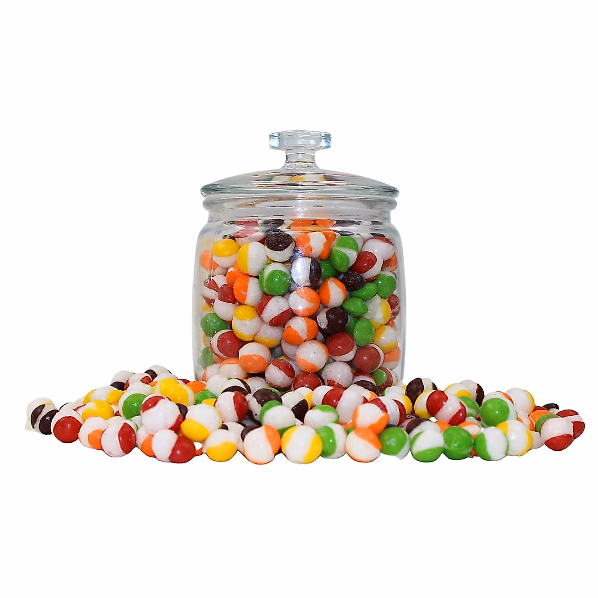 Grandys Candys Freeze Dried Candy- Freeze Dry Candy Skittles-Original Fruit Flavors, Light and Airy Candy Bursting with Trendy, Bold Flavors (8 oz)