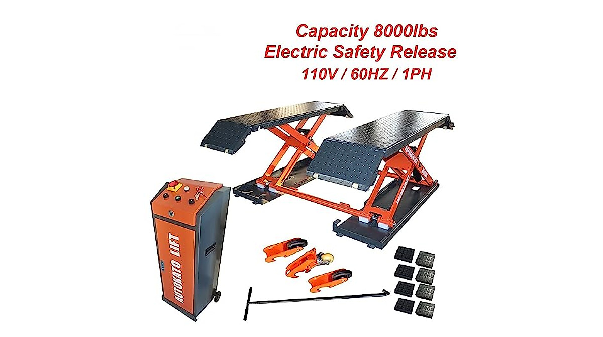 Motool KT-X85 Scissor Lift: 8000lbs Efficient Performance