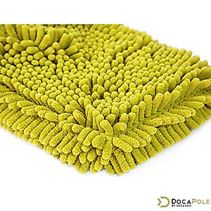 DocaPole Car Wash Mitt - 2 Pack - Premium Chennille Microfiber Car Wash Mitts - Rewashable Cleaning and Dusting Glove - Scratch Free - One Size Fits All (DocaPole Extension Pole Not Included)