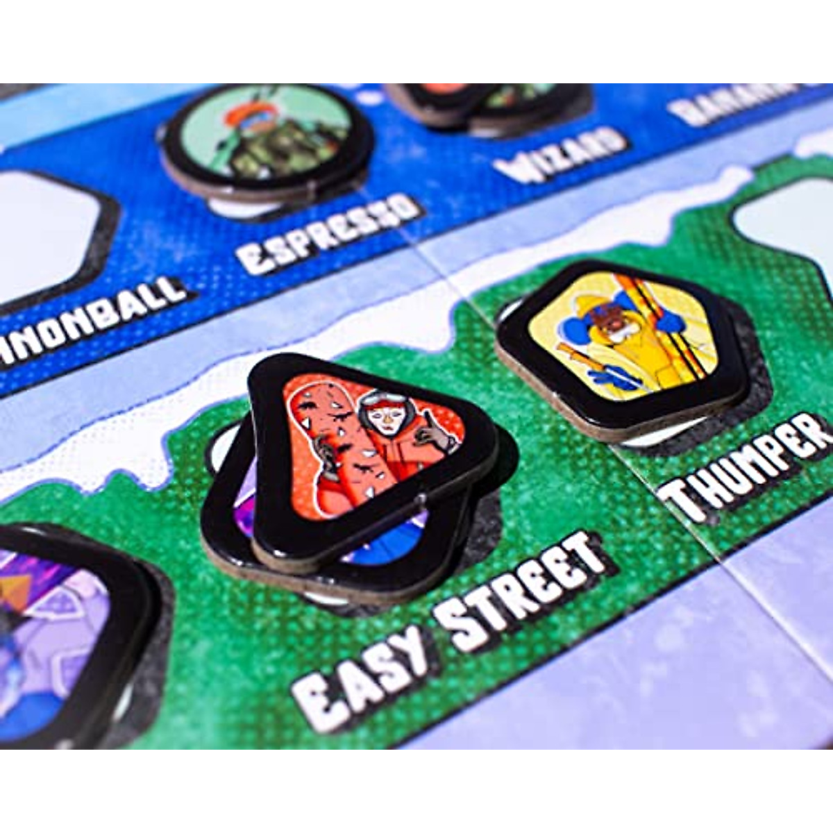 Skull Canyon Ski Fest Board Game - Race Down the Slopes and Conquer the Mountain! Strategy Game for Kids and Adults, Ages 14+, 2-4 Players, 45-90 MInute Playtime, Made by Pandasaurus Games