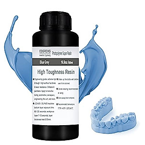 EDSRDXS Engineering High Toughness 3D Print Resin 405nm Extreme Rigid Tough, High Surface Hardness, Wear Resistance, Thermal Shock Tolerance, Lower Odor Photopolymer Resin for LCD DLP 3D Printing