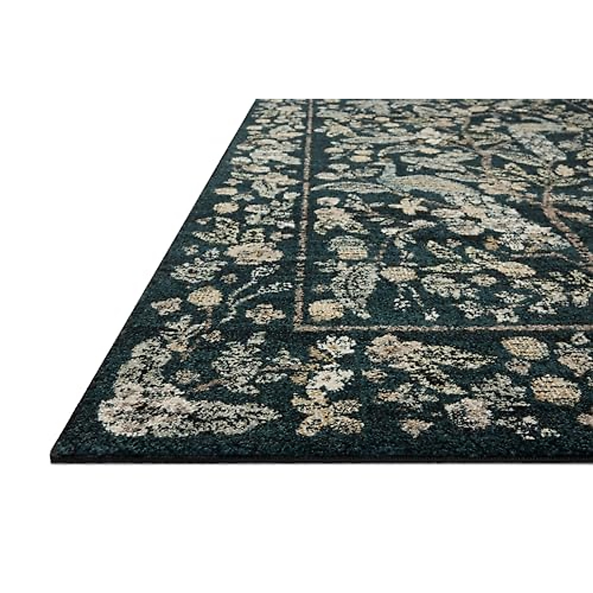 Loloi Rifle Paper Co. x Laurel Navy 9'-2" x 12'-2" Area Rug