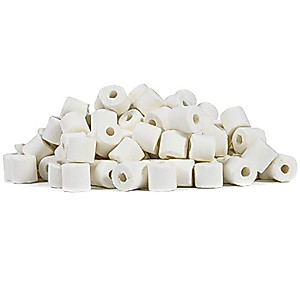 JIH Aquarium Bio Ceramic Rings Filter Media for Pond Fish Tank Canister Filter (4 lbs)