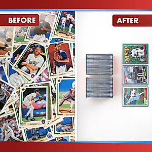 Cardboard Gold - 60pt Top Loaders for Cards - 100 Count - Premium 3x4 Inch Trading Card Toploaders - Protect Your Baseball and Sports Cards with These Crystal Clear Hard Plastic Sleeves Protectors