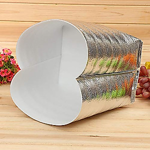 Reusable Insulated envelope Bags 13 X 8.5 X 12 Metalized Box Liners 8 PCS Thermal Box Liners for Lunch Box Shopping Bag Insulation Lining Waterproof Insulation Package