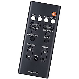 Replacement Remote Control FSR78 ZV28960 for Yamaha YAS-207 YAS207 YAS-1080 YAS-108 YAS-107 YAS107 YAS-106 YAS106 ATS-2090 ATS-1080 ATS-1070 ATS-1060 Home Audio Speaker System