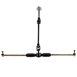 91.SCS 𝐒𝐭𝐞𝐞𝐫𝐢𝐧𝐠 𝐒𝐡𝐚𝐟𝐭 Wheel Assembly Tie Rod Rack Shaft Kit Fit Go Kart Drift Trike ATV Buggy