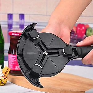 manual can openers for seniors with arthritis,abrelatas, jar opener for weak hands, 3-in-1 Multifunctional Bottle Opener