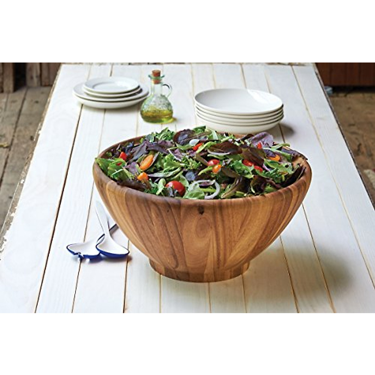Ironwood Gourmet Salinas Extra Large Fruit and Salad Bowl, Acacia Wood