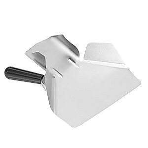 Bagger Food Grade Stainless Steel Commercial French Fry Scoop with Right Handle Multifunction Popcorn Bagger for Chips Popcorn