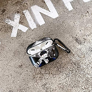 VARWANEO Case for Airpods Pro, Japanese Anime Jujutsu Kaisen Cover for Airpods Pro, 3D Cool Soft TPU Shell Earphone Protective Case for Airpods 3 Charging Box Covers (Gojo Satoru 1)