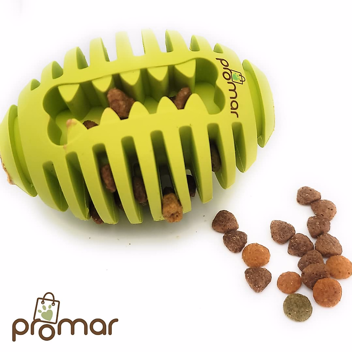 Promar Dog Chew Toys for Aggressive Chewer - Dog Ball Treat Dispenser Toys for Large Dogs and Medium Dogs Dog Puzzle Toys Dog Dental Toys Dog Slow Feeder Toy for Dog Interactive.