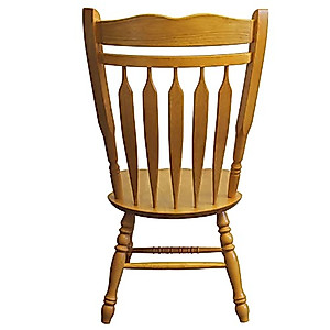 Sunset Trading Selections Dining Chair, 42", Light Oak Finish