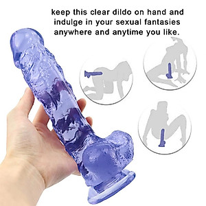 9.05 inches Premium Realistic Classic Dick Wand with Strong Suction Cups Used for Women and Couple-QF79