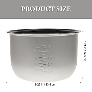 Cabilock Rice Cooker Liner Non Stick Inner Pot Rice Cooker inside Pot Electric Cooker Accessories for Home Kitchen Shop