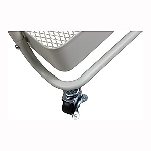 MaxWorks 50175 3-Tier Metal Rolling Utility Cart Heavy Duty Storage with Wheels