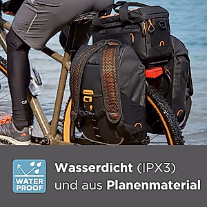 Basil, Miles MIK, Trunk Bag, 7L, Black/Lime