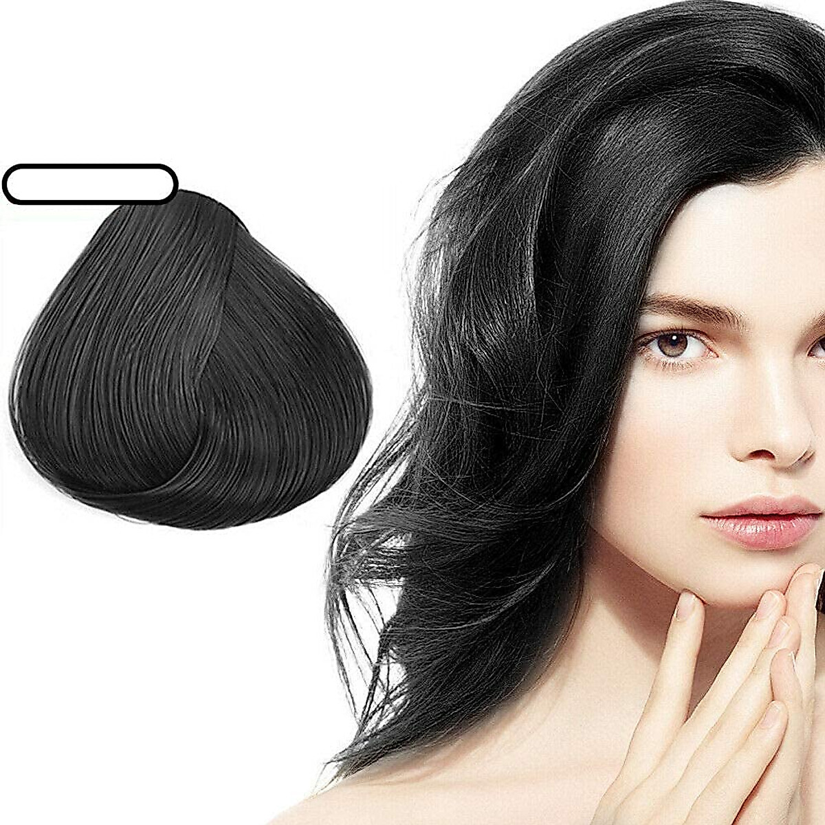 MOKERU Professional Argan Oil Hair Dye Color Shampoo 500 ML I New & Improved Formula Ammonia Free Paraben Free I Instant Fast Acting Long Lasting Signature Platinum Line by Maani (Black)