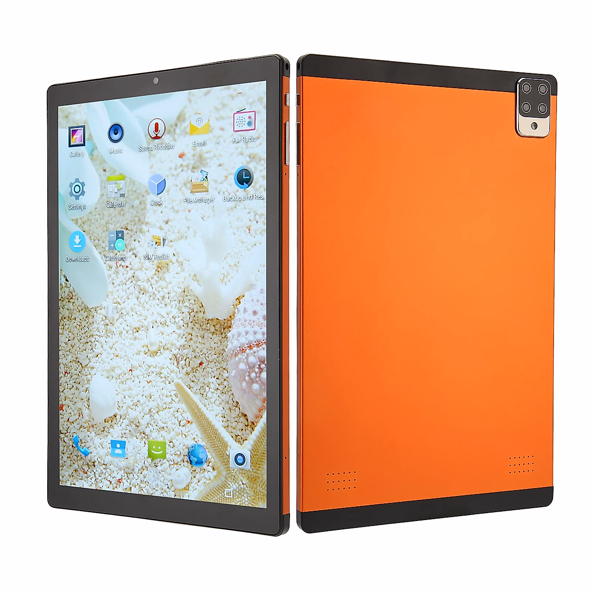 DAUZ HD Tablet, 6GB 128GB 2.4G 5G WiFi 100-240V 1920x1080 IPS 10.1 Inch Tablet Octa Core Front 5MP Rear 13MP for Play Games for Android 11.0 (US Plug)