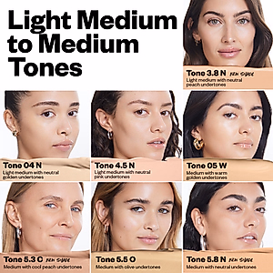 Kosas Revealer Concealer - Medium Coverage Makeup with Hyaluronic Acid, Conceals Dark Circles Under Eyes, Dark Spots and Blemishes + Brightens, Hydrates, Long-Lasting & Vegan, (Tone 04 N)