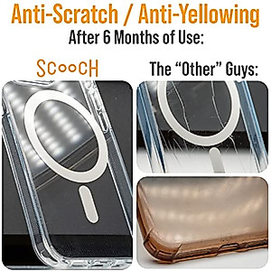 Scooch iPhone 13 Mini MagSafe Case with Screen Protector and $100 Device Coverage [MagCase] iPhone 13 Mini Case MagSafe, Military Grade Drop Protection, Ultra-Strong Magnets, Anti-Scratch