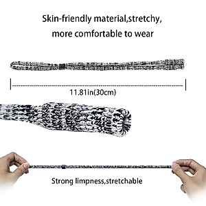 HALF CRESCEN Glasses Strap (Pack of 6) Adjustable Eyeglasses Strap Sunglass Holder Strap Men Women