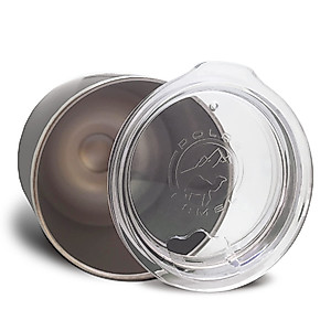 LaserGram Double Wall Stainless Steel Wine Glass Tumbler, Compass Rose, Personalized Engraving Included (Gray)