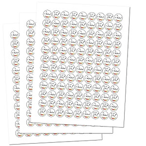 324 Floral Roses He Asked She Said Yes!, Kisses Wedding Stickers, Chocolate Drops Labels Stickers for Weddings, Bridal Shower Engagement Party Decorations, Favors for Kisses