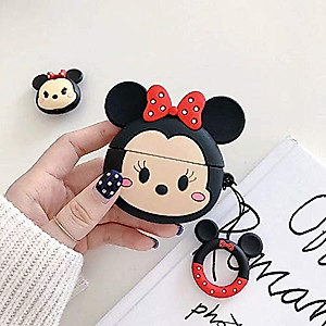 Cocomii 3D AirPods Pro Case - 3D Cartoon - Slim - Lightweight - Matte - Keychain Ring 3D Cartoon Characters Cartoon - Luxury Headphone Case Cover Compatible with Apple AirPods Pro (Minnie Cute)