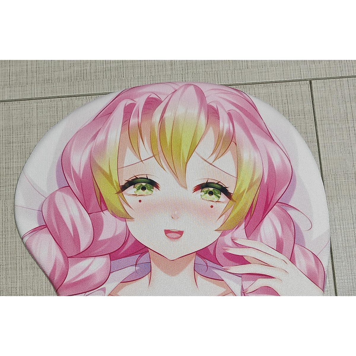 Demon Slayer Kanroji Mitsuri 3D Anime Mouse Pads Ergonomic Mouse MatsGame/Home Dual-use Desk Writing Board 2Way Skin