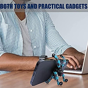 20PCS Transformable Fingertip Gyro Toy,Deformation Chain Robot Deformed Mechanical Spiral Twister Decompression Fingertip Toy Party Favors for Kids