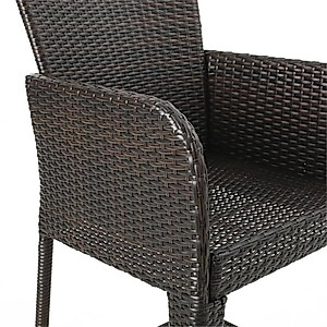 Christopher Knight Home Anaya Wicker Bar Stool, 45", Multibrown