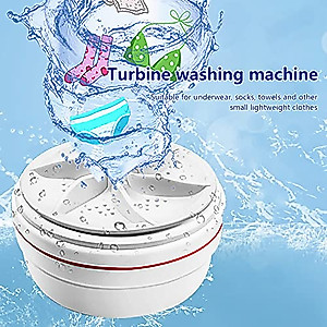Mini Washing Machine, Portable Washing Machine With USB, Turbo Washing Machine, 3.82×3.82×2.24in, for Home, Business, Travel, College Room, Apartment