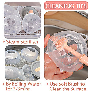 Haakaa 4oz/100ml Manual Breast Pump with Leakproof Silicone Lid and 2 * 2.5oz/75ml Wearable Ladybug Breast Milk Collector Combo New Breastfeeding Gift