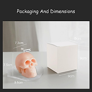 DUSGUMI Pink Skull Shaped Design holiday decor, Handmade unique Gift Candles, Room Decorative For Party.Gothic Home Decor -Goth Room Decor