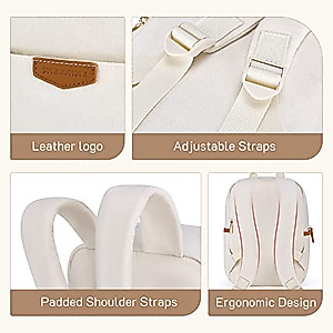 Missnine Mini Backpack Women Small Backpack Purse for Teen Girl Kids Backpack Cute Bookbag Canvas Daypacks for School Travel Work