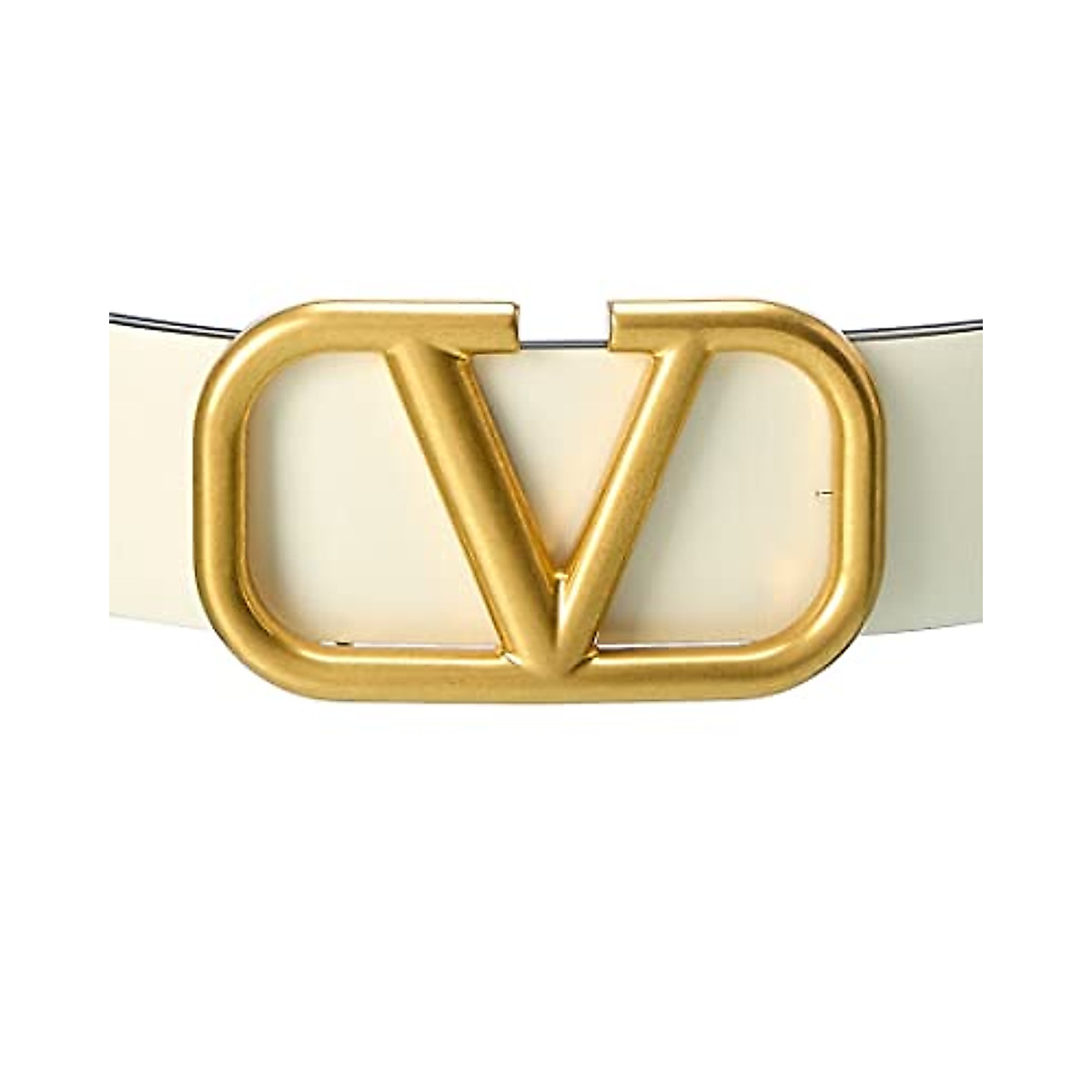 Valentino Vlogo 40Mm Reversible Leather Belt, 90, White