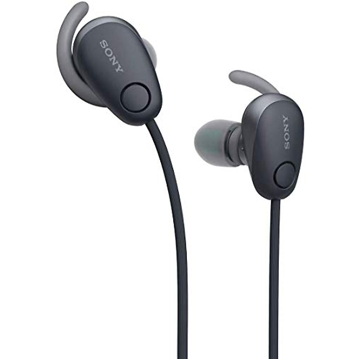 Sony SP600N Wireless Noise Canceling Sports In-Ear Headphones, Black (WI-SP600N/B)