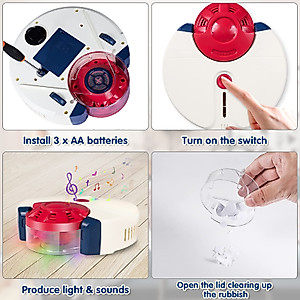 Toy Kids Vacuum, Toy Vacuum Cleaner for Toddler with Lights & Sounds (Style B)