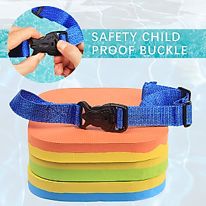 SWIMMEE Back Float for Kids Children Safety Swim Bubble with Adjustable 3 Layers Swim Belts Comfortable Waterproof Floaties Device for Kids Toddler Swimming Floats (10lb-60lb)