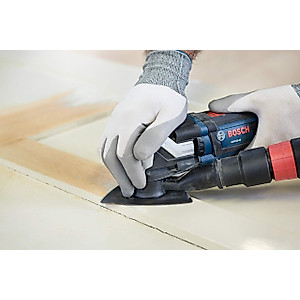 BOSCH OSM450CR4 1-Piece StarlockMax 40-Grit Oscillating Multi-Tool Carbide Delta Sanding Pad for Extreme-Duty Application in Grout and Abrasive