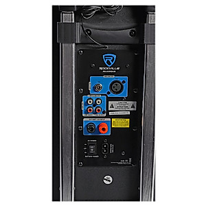 Rockville ROCKnGo 8" Rechargeable PA Speaker w/Bluetooth+Headset+Wireless Mic