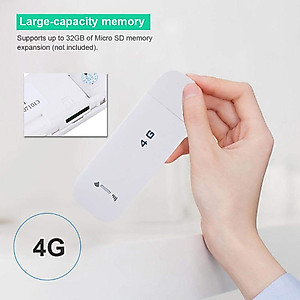 4G LTE Adapter, 4G LTE USB Wireless Network Adapter Pocket WiFi Router Mobile Hotspot Modem Stick