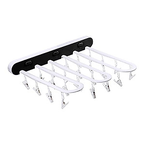 CAXUSD 1pc Underwear Storage Rack Lingerie Costume Clothing Drying Rack Hanging Clothes Drying Rack Bras Drying Wall Mount Clothes Rack Hanging Laundry Rack Multifunction Socks Rack Fold