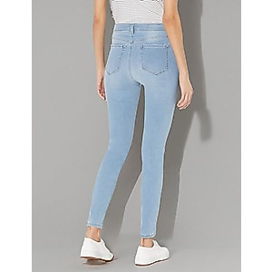 Amazon Essentials Skinny Jeans for Women (Stretchy), Washed Blue, Size 12