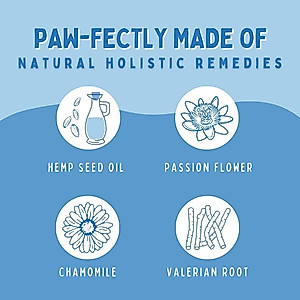 Zen Bites - Calming Chews for Pets - 120 Count - Organic Hemp Treats for Dogs & Cats - Stress Relief - Promotes Relaxation - Thunderstorms - Fireworks - Travel Friendly