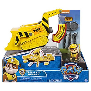 Paw Patrol - Flip & Fly Rubble, 2-in-1 Transforming Vehicle