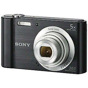 Sony Cyber-Shot DSC-W800 Digital Camera (Black) + 32GB Pixi-Basic I3ePro Accessory Bundle